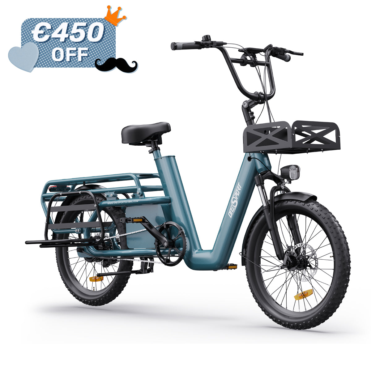 ONESPORT OT01: The Best Cargo Ebike for Sale, Ideal for Heavy Loads