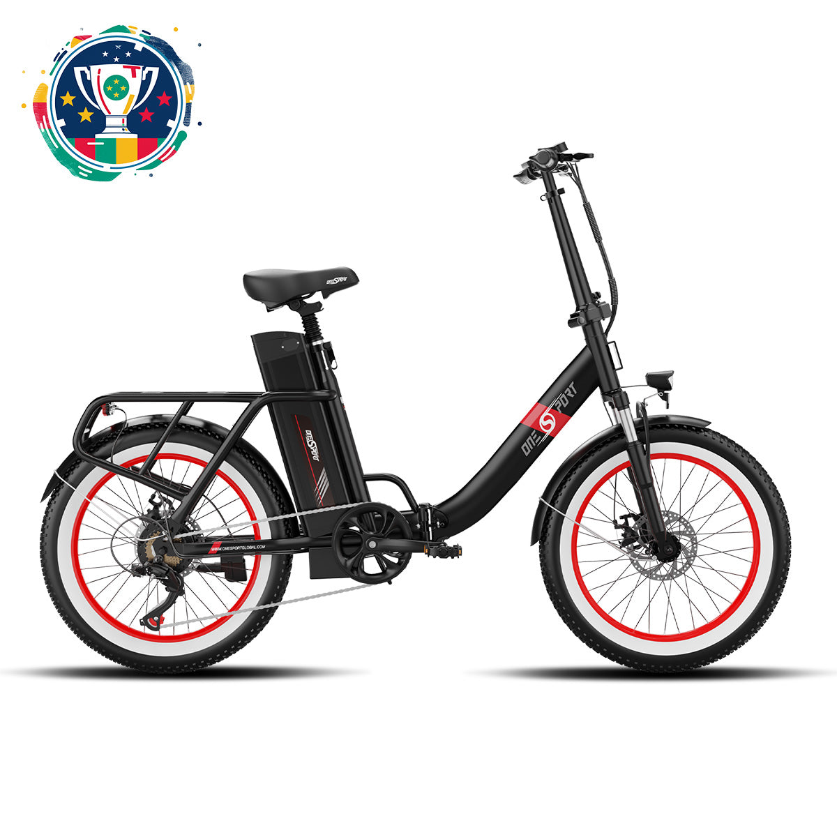 OneSport OT16-UK E-bike | EU Compliant Folding FatBike – ONESPORT